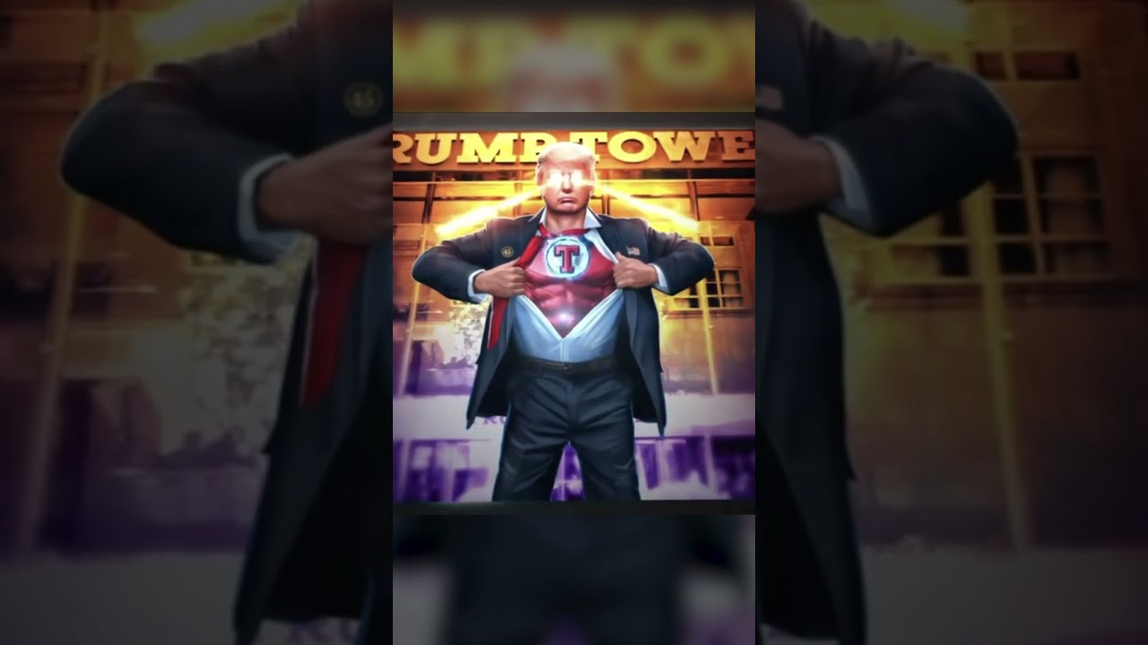 Donald Trump teases ‘major announcement’ with superhero cartoon video #shorts | New York Post