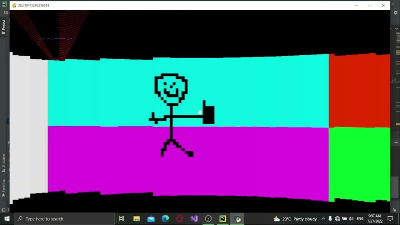 my UPDATED PYTHON RAYCASTER!!