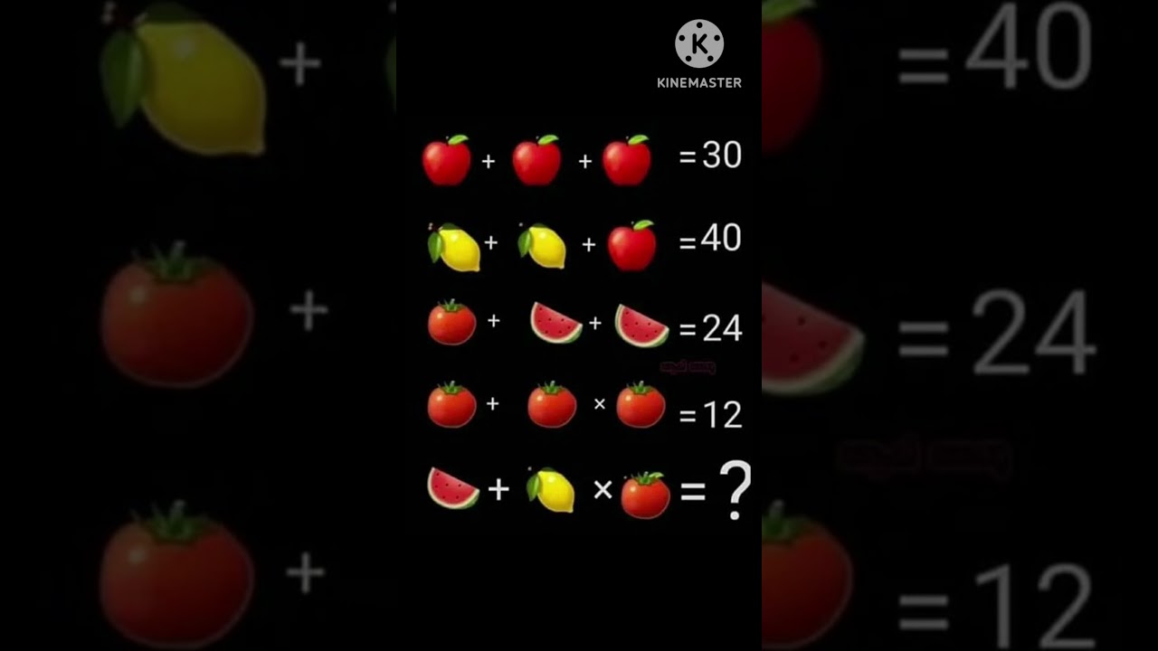 Fruit Puzzle--Number And Math ❤Puzzle--BrainFans