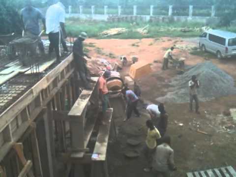 The way we concrete in Ghana