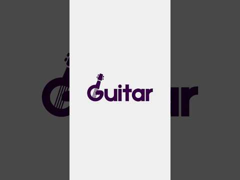 🎸Guitar logo design | Creative minimalistic #logo #design #logodesigner#guitar #guitarlogo #vector