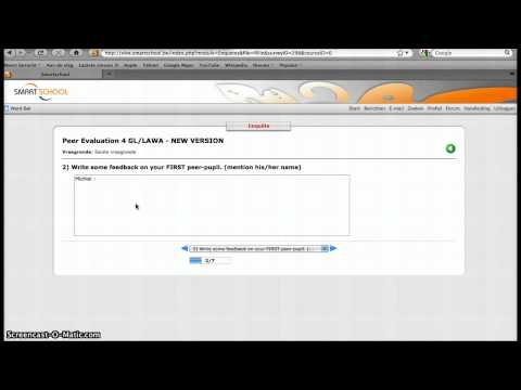 Video Tutorial - PEER EVALUATION 4GL/LAWA