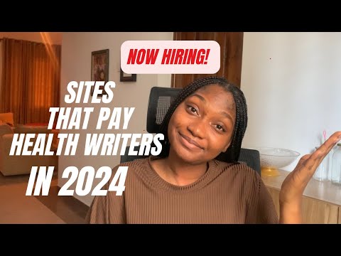 Sites that pay health writers in 2024