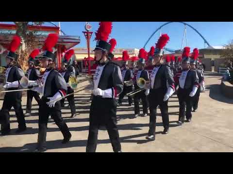 Holly High School Marching Bronchos Performing at Cedar Point 2022