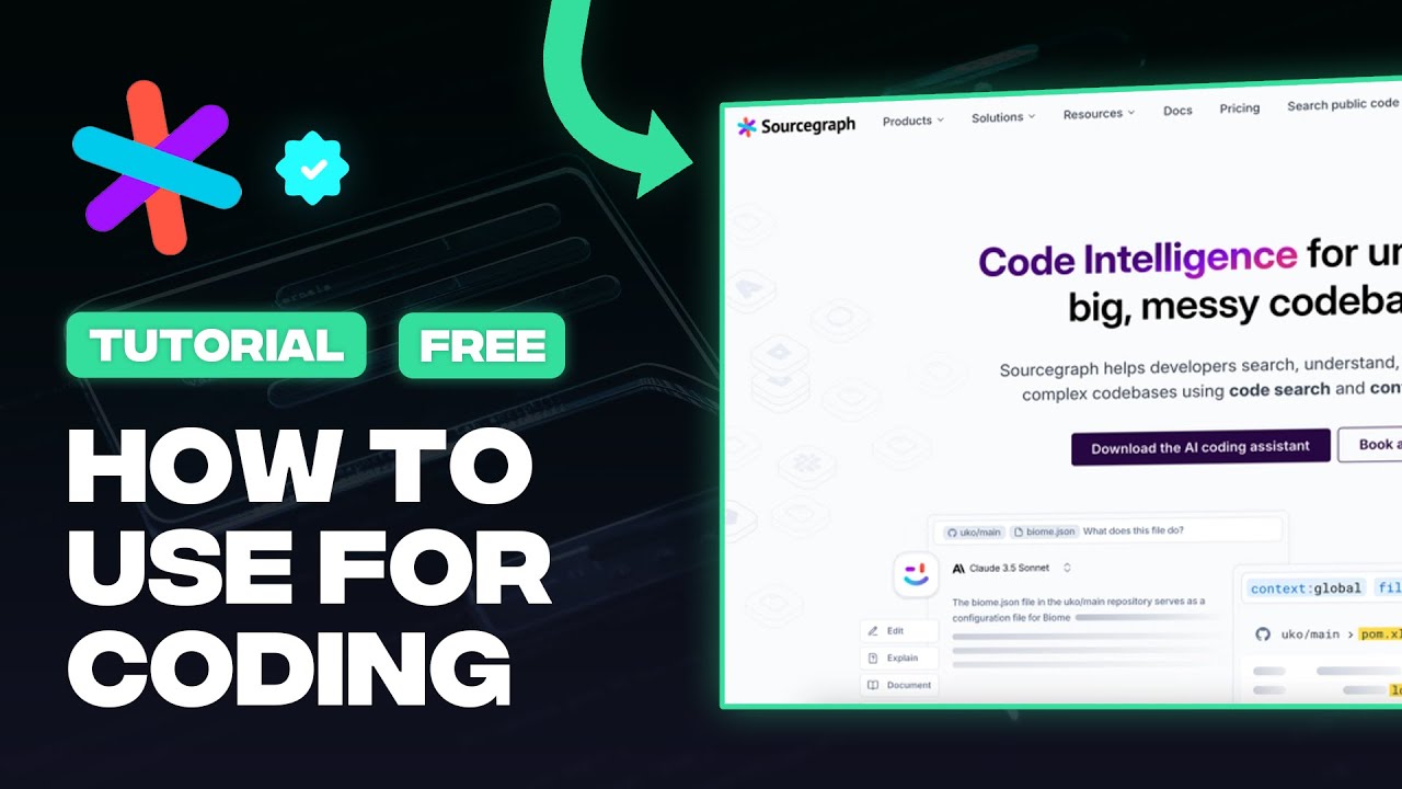 Sourcegraph AI Tutorial for Beginners - How to Use Sourcegraph AI For Coding