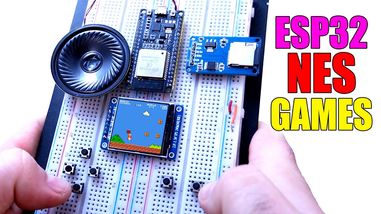 ESP32 Gaming Console - Homemade Emulator Less Than 20$
