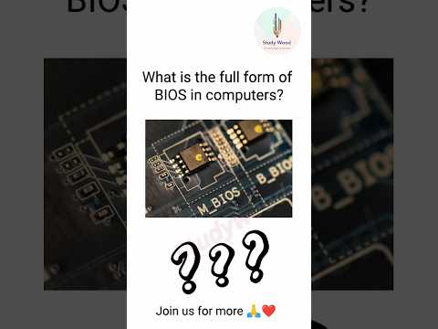 What is the full form of BIOS in Computers? #youtubeshorts #shorts