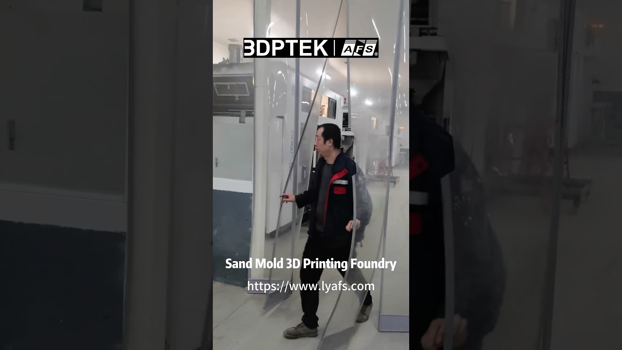 Sand Mold 3D Printing Foundry #3dprinter #sand3dprinter