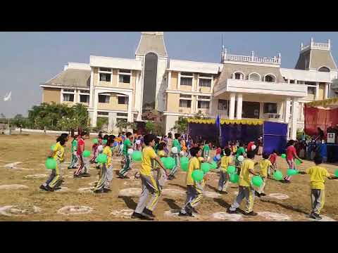 ANNUAL SPORTS AT CHANDRAHASINI VIDYAPEETH (AROBICS DANCE BY GRADE 1 to 5 STUDENTS)