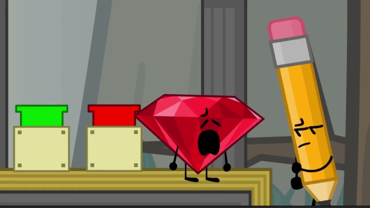 RUBY, THE RED BUTTON (BFDIA REANIMATED)