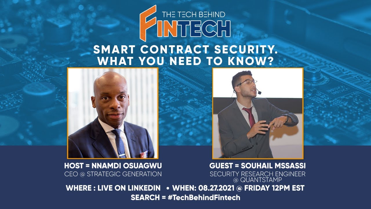 Tech Behind FinTech: Smart Contract Security. What you need to know?