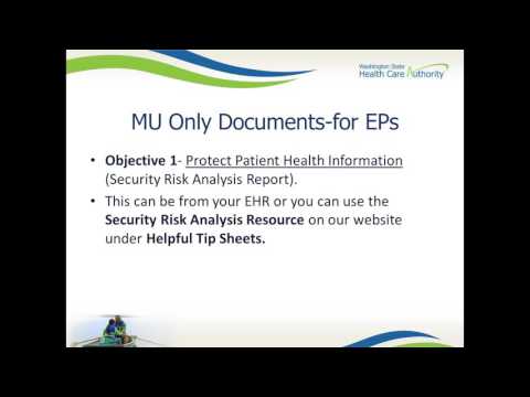EHR AIU and MU Documentation Checklist