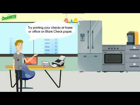 cheap checks order - Prints yourself independently on any printer on blank check paper.