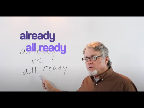 already vs all ready