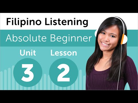 Filipino Listening Practice - Choosing a Delivery Time in The Philippines
