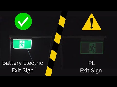 Australia's Exit Sign Emergency: Are Photoluminescent Signs Safe? Low Light Test Comparison