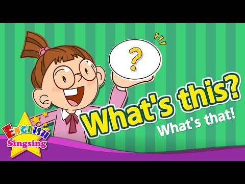 [This/That] What's this? What's that? - Exciting song - Sing along