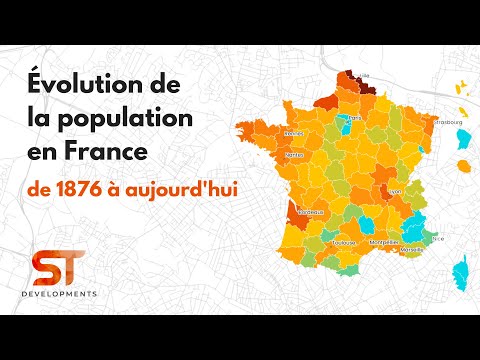 L'évolution de la population en France
