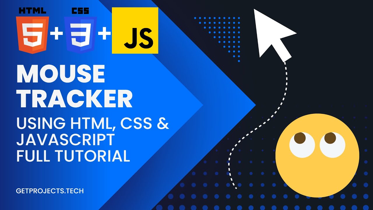 Create a Cursor Tracker using HTML, CSS and JavaScript | Full Tutorial