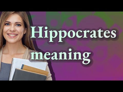 Hippocrates | meaning of Hippocrates