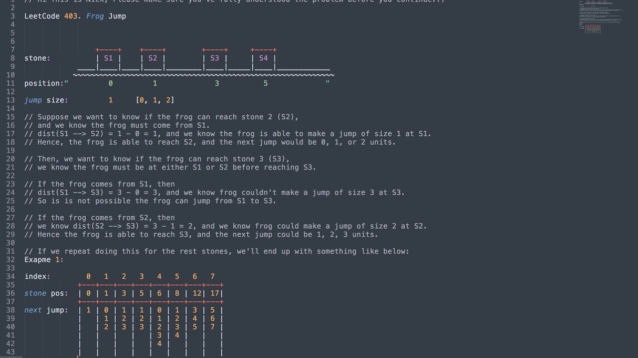 Understand LeetCode 403. Frog Jump in 5 minutes