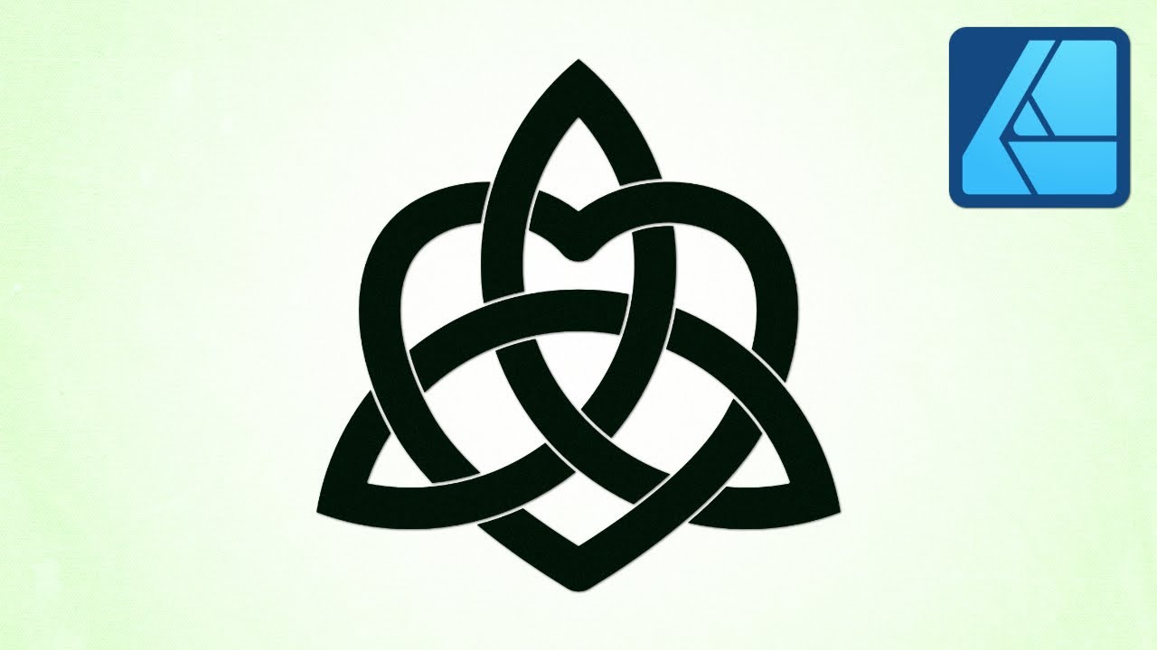 How to Draw a Celtic Heart Knot in Affinity Designer (Vol. 3)