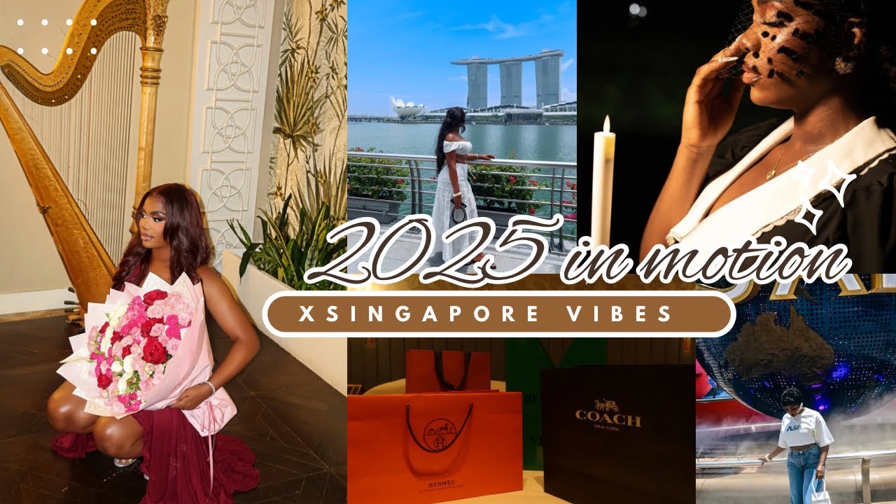 2025 in Motion | Singapore Diaries — Universal Studios, Sentosa Island, City tour, Shopping & More