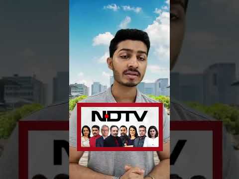 NDTV's hostile takeover by Adani ? #shorts
