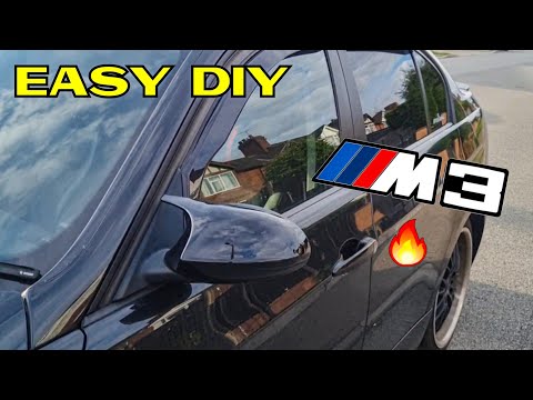 Installing M Style Mirror Caps on my BMW e90 | Easy DIY MOD !