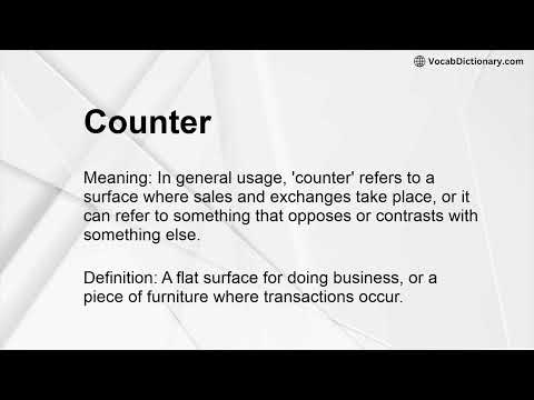 Counter Meaning