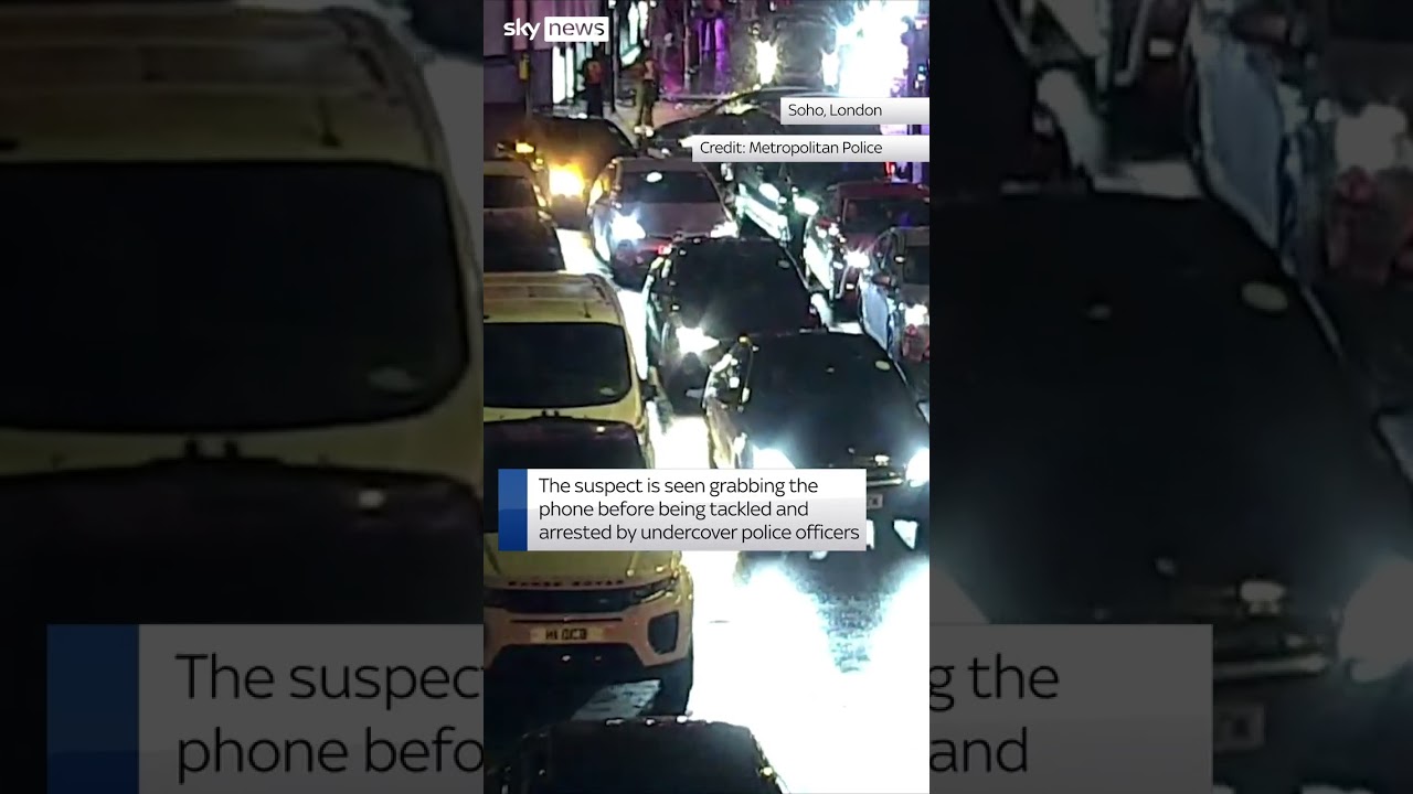 Phone snatcher caught by police