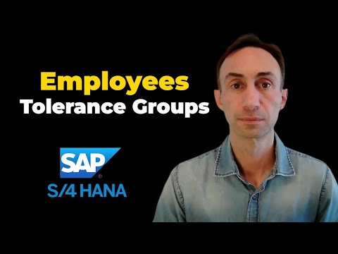 Define Tolerance Groups for Employees: SAP S/4 HANA