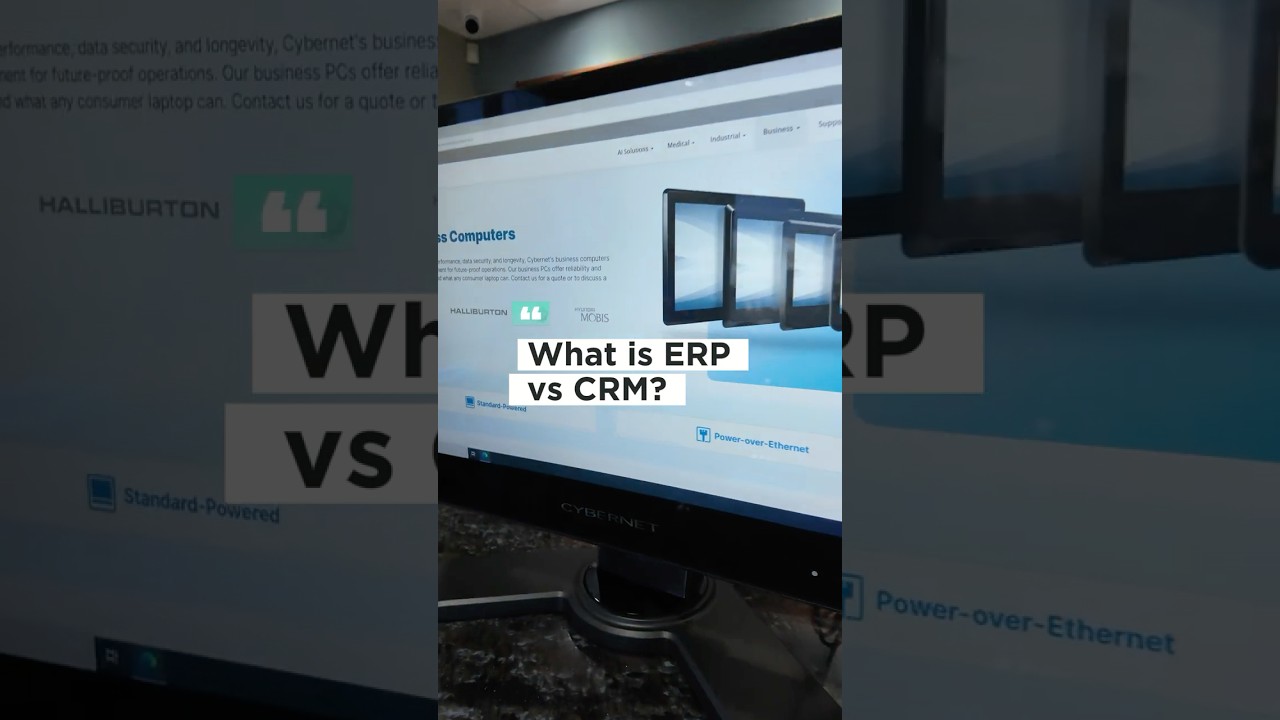 What is ERP vs CRM