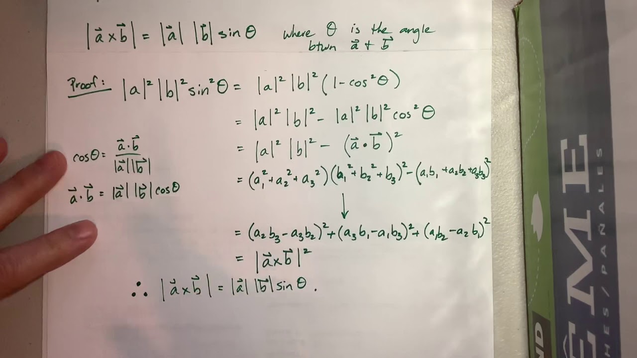 Using the Vector Product to find the Area of a Triangle
