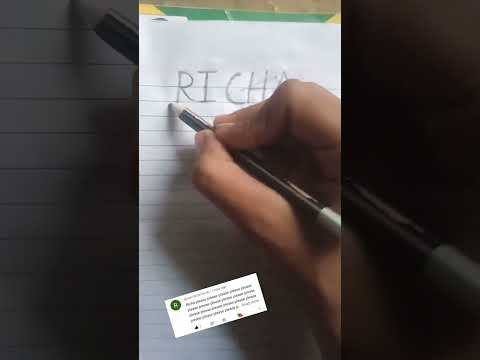 richa name logo #shorts #name