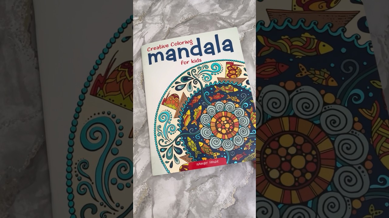 Mandala Colouring Book 🔅 #mandalacoloringbook  #mandalacolouring #mandalacoloring