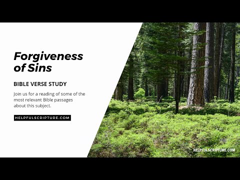 Bible Verses About Forgiveness of Sins