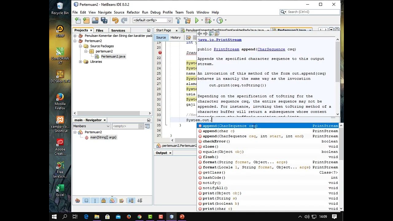 Cara Mengambil Input dan Menampilkan Output pada Java