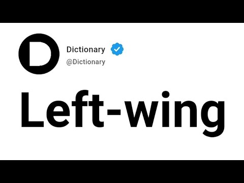 Left-wing Meaning In English
