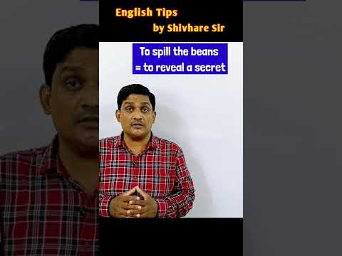 spill the beans Meaning in Hindi | #shorts #spoken_english