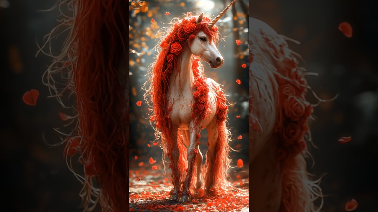 Unicorns + Flowers - Enchanted fairytale floral unicorn fusions