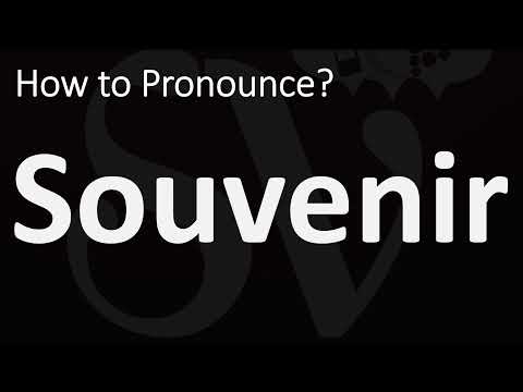How to Pronounce Souvenir? (CORRECTLY)
