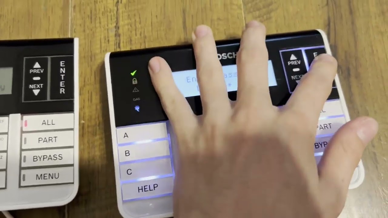 Bosch B5512 Security System Demo!