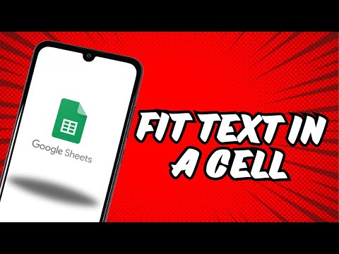 How to Fit Text In A Cell on Google Sheet