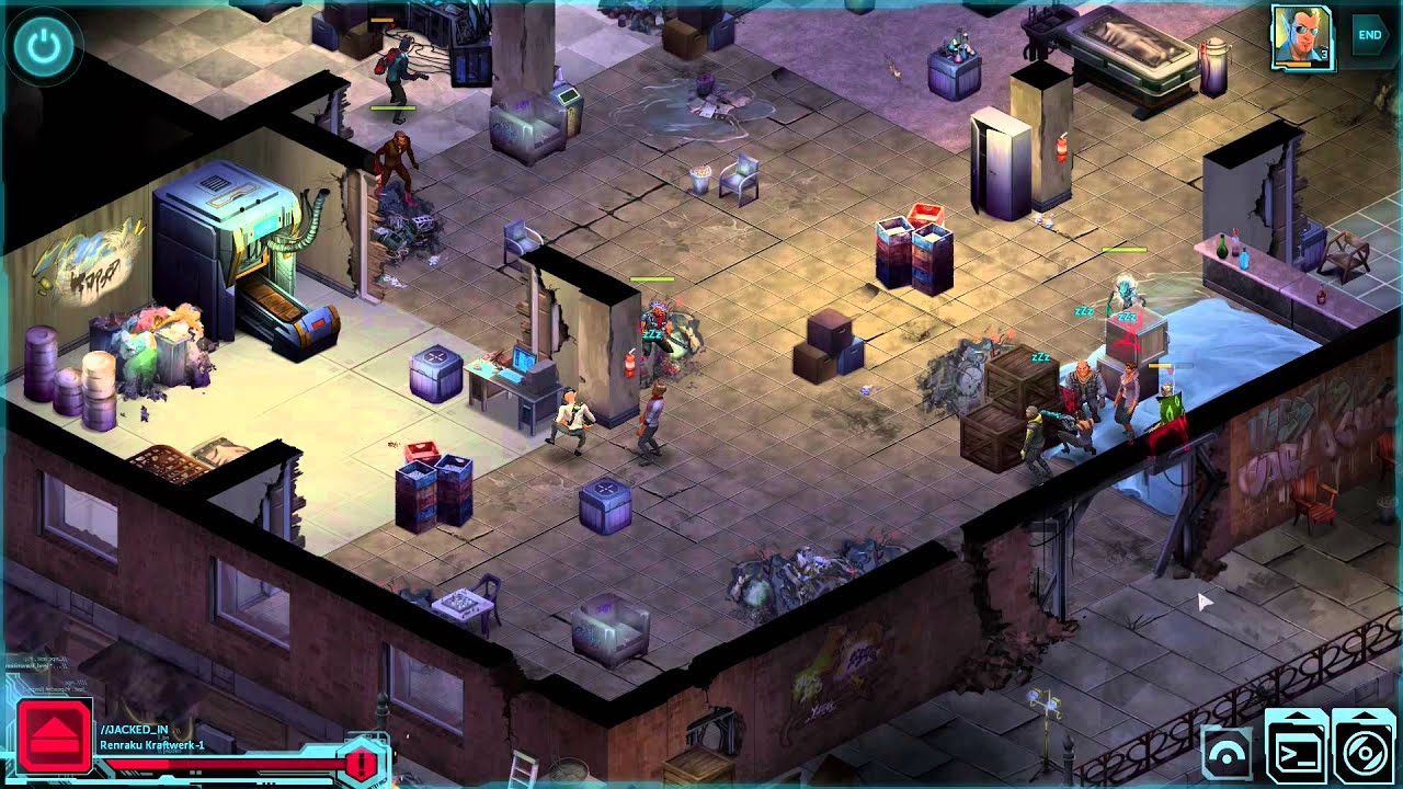 Shadowrun Returns - Decker gameplay