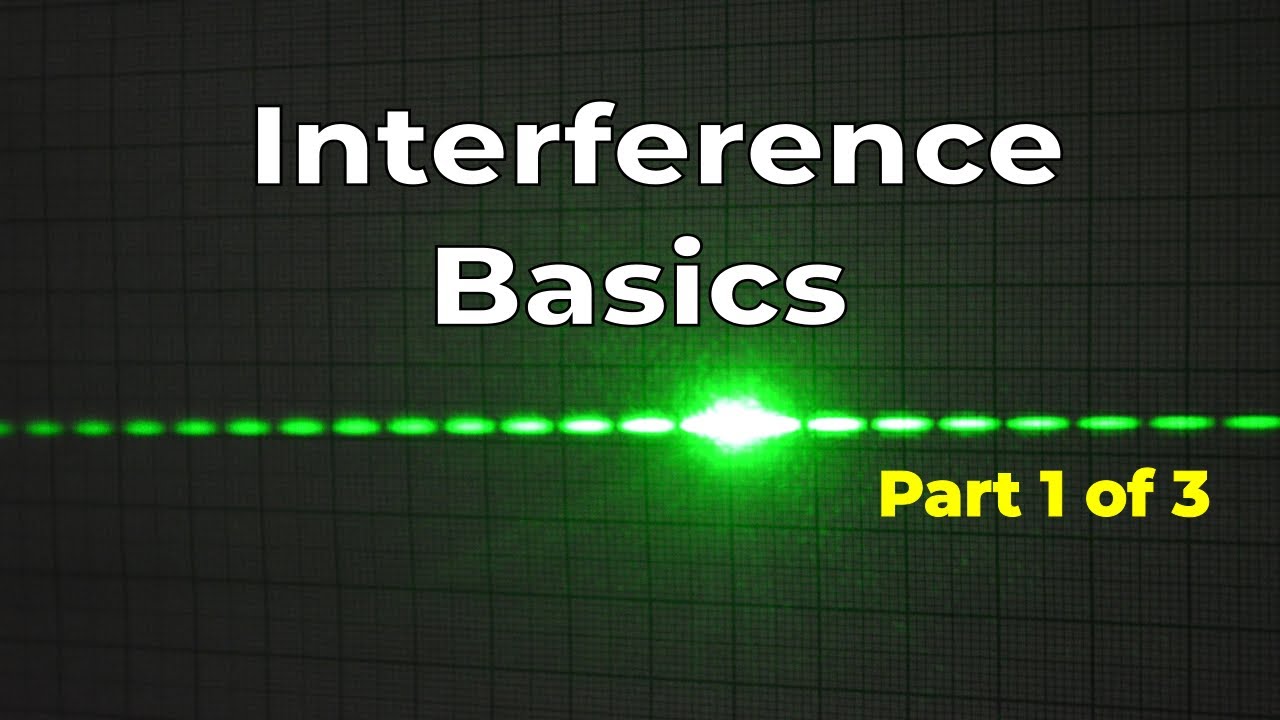 Interference Patterns and Diffraction - Part 1 of 3   #diffraction #interference