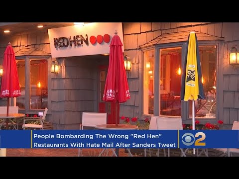 After Sarah Sanders Tweet, Wrong 'Red Hen' Restaurants Getting Harassed