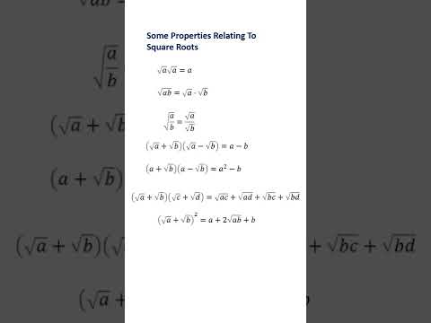 Simple Properties of Roots