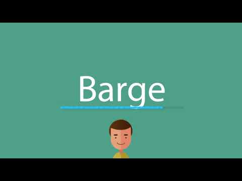 Barge pronunciation