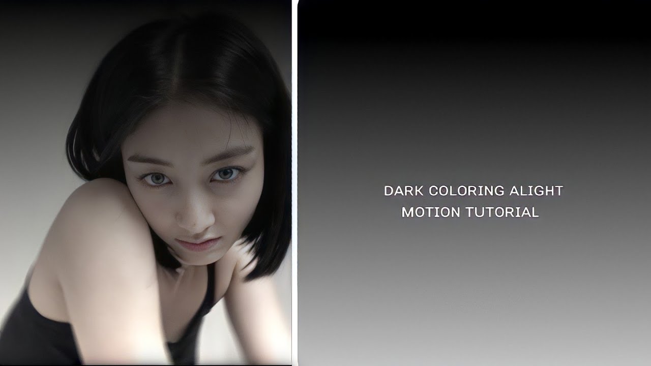 AE inspired dark coloring on alight motion tutorial
